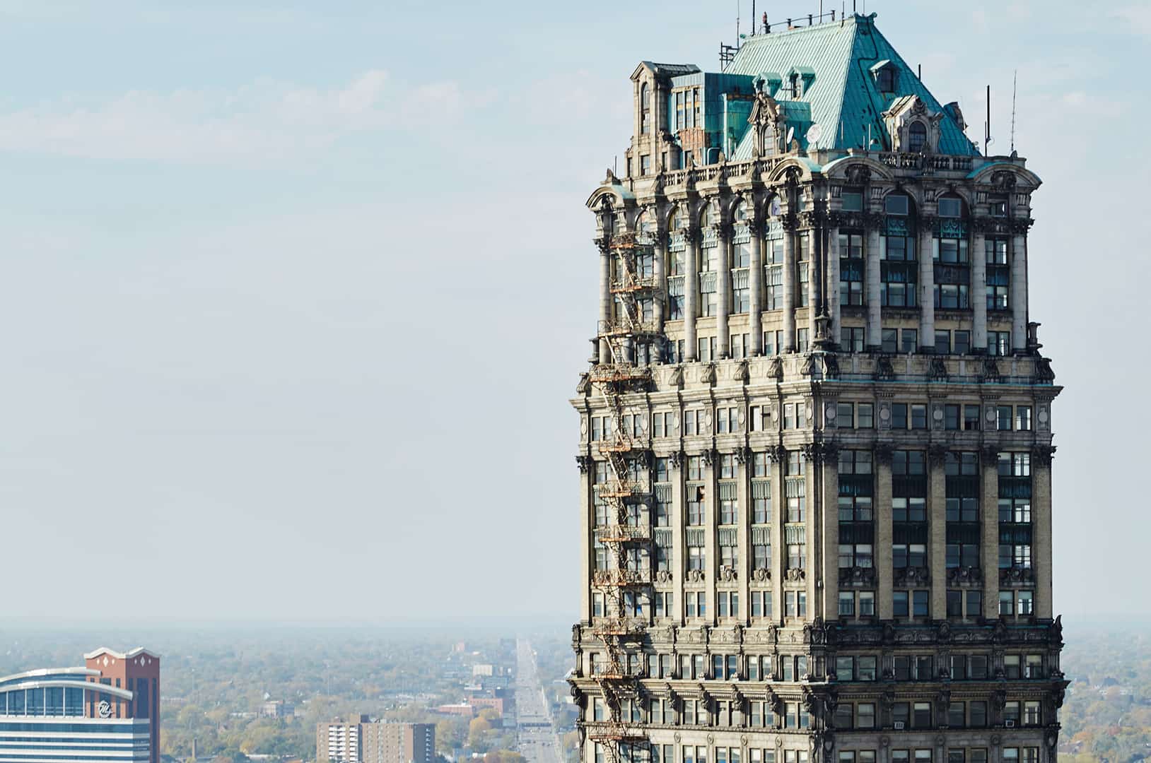 Book Tower Restoration – Detroit, MI - Quaker Commercial Windows & Doors